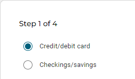 Complete the required fields.