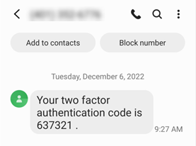 Registration is now complete.